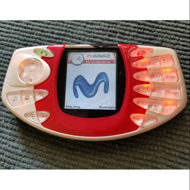 Jual Nokia N-Gage Klasik Merah putih Keypad Trans putih | Shopee Indonesia
