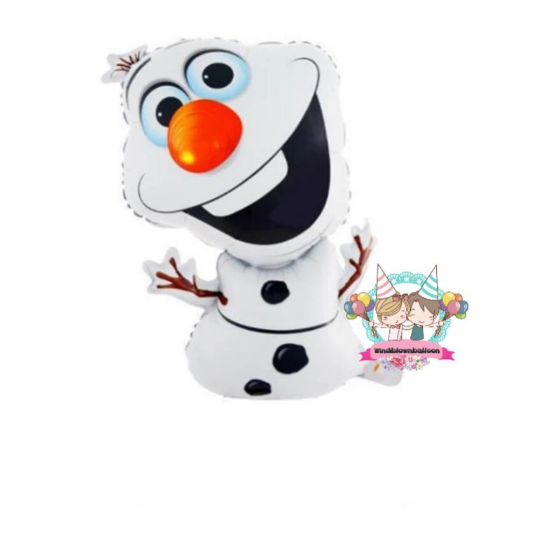 Jual WINDBLOWN BALON FOIL OLAF from FROZEN PRINCESS ELSA ANNA for HBD ...