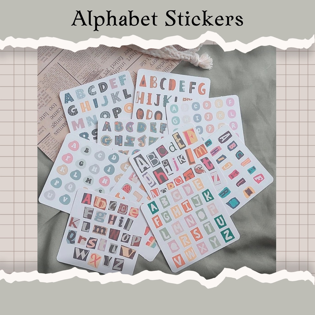 Jual Alphabet Stickers | stiker abjad | stiker abc | stiker alphabet ...