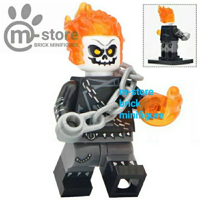 Jual brick ghost rider ghostrider brick mini toy figure | Shopee Indonesia