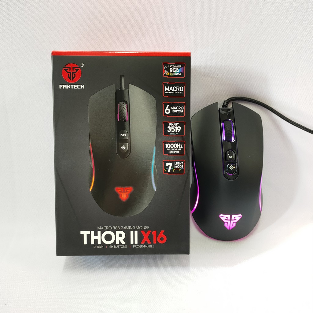 Jual Fantech Thor II Gaming Mouse X16 | Shopee Indonesia