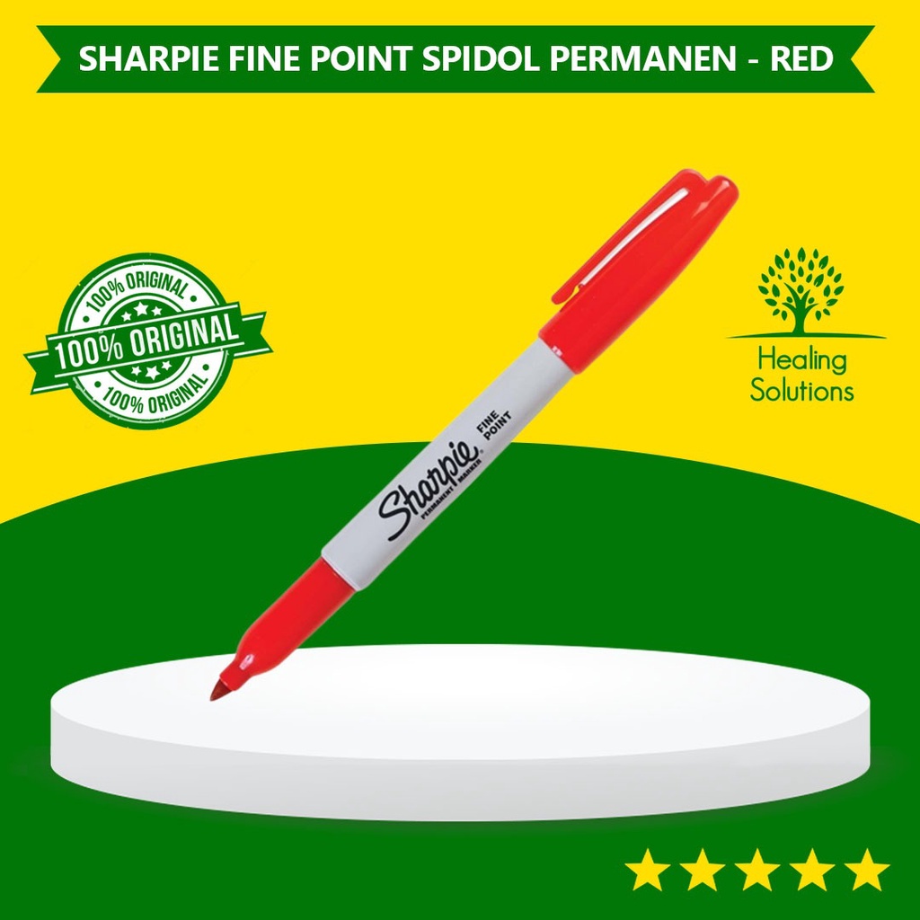 Jual SHARPIE Fine Point Permanent Marker Spidol Permanen - Merah Red ...
