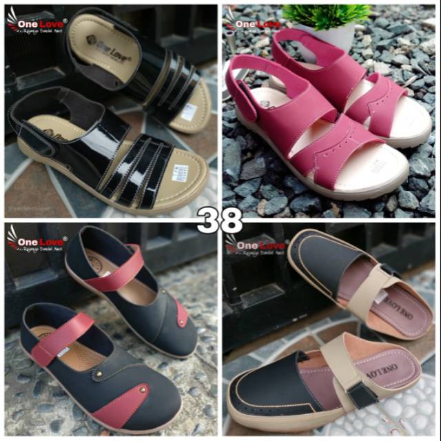 Jual Sepatu Cewek Modis Model Kekinian Merk One Love ( Kode : 14 ...