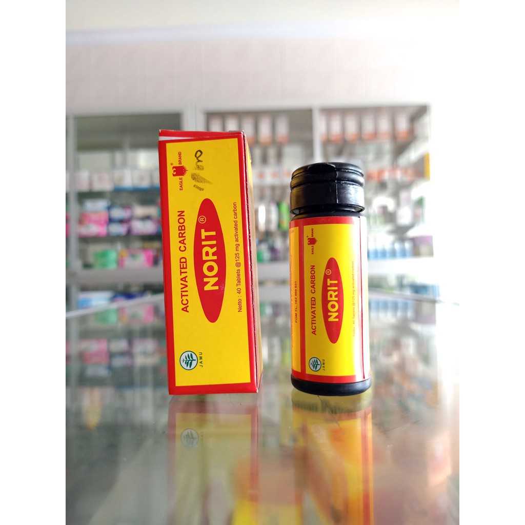 Jual Norit Cap Lang 1 Botol - Karbon Aktif Obat Herbal Jamu Diare ...