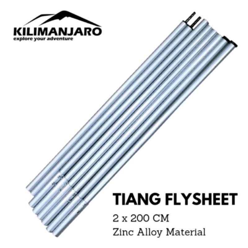 Jual Tiang Flysheet 2 x 200 CM Alloy - Pole Flysheet - Awning Flysheet ...