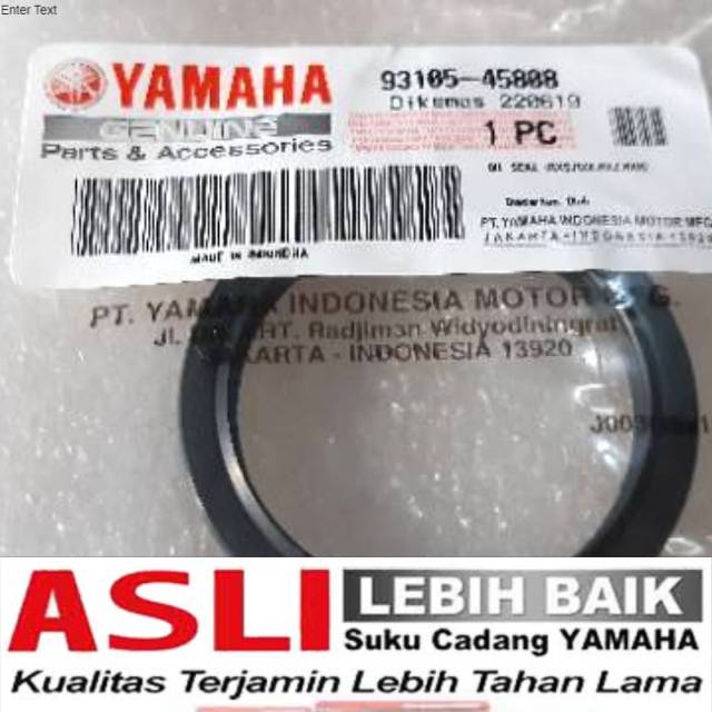 Jual SEAL TROMOL RODA DEPAN KIRI GEAR GIR BOX RX KING,RXZ,RXS,SCORPIO ...