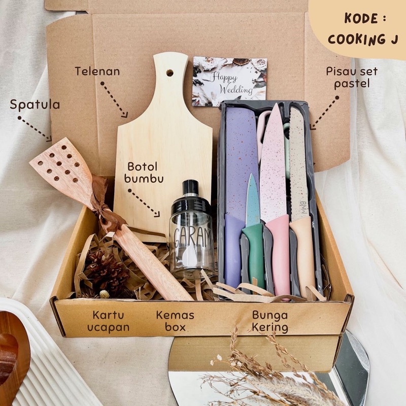Jual cooking Set / Kado nikahan / Hadiah Wedding / Hadiah ibu / hadiah ...