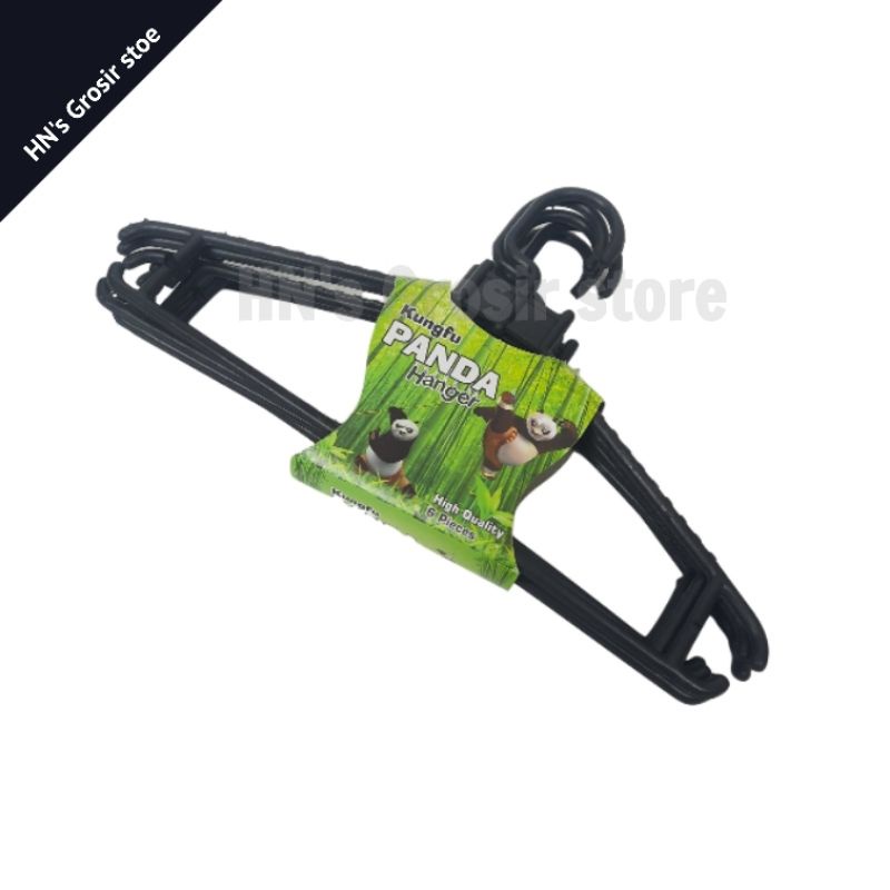 Jual Hanger plastik hitam - hanger baju dewasa murah grosir per 6 pcs ...