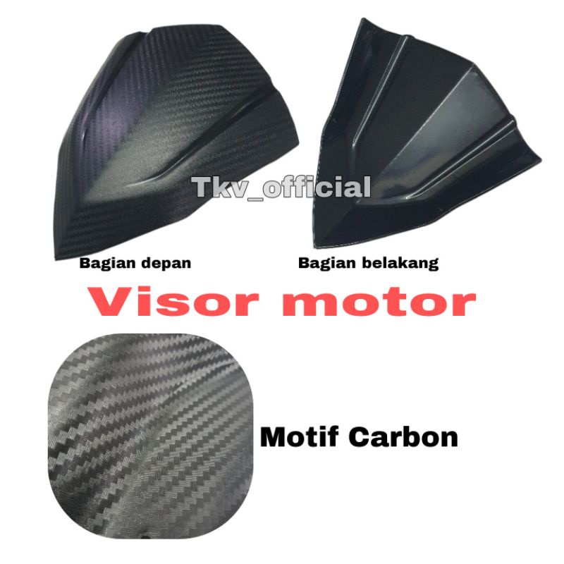 Jual VISOR MOTOR MOTIF CARBON/VISOR MOTOR KARBON/VISOR MOTOR AEROX ...