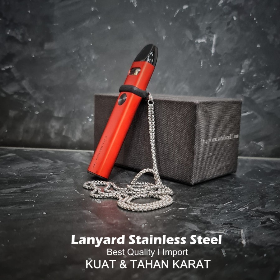 Jual LANYARD POD METAL MODEL RANTAI STAINLESS STEEL GRATIS 3 RING ...