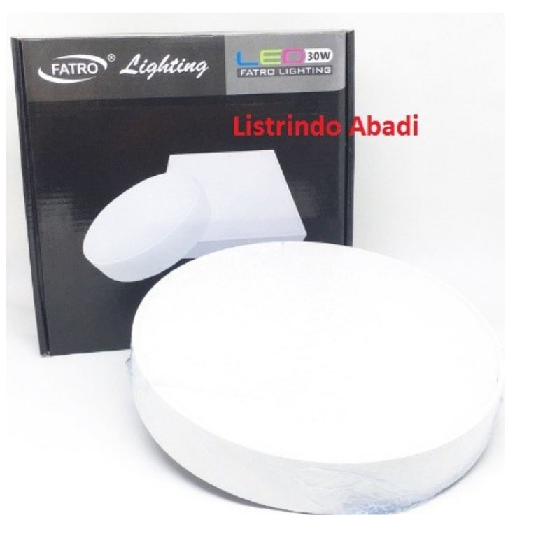 Jual FATRO LED DOWNLIGHT OB BULAT / KOTAK 30 WATT | Shopee Indonesia