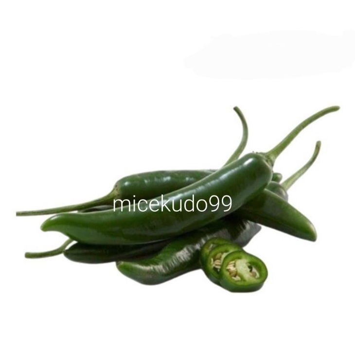 Jual CABE HIJAU BESAR SEGAR CABAI BIG GREEN CHILLI FRESH CHILI | Shopee ...