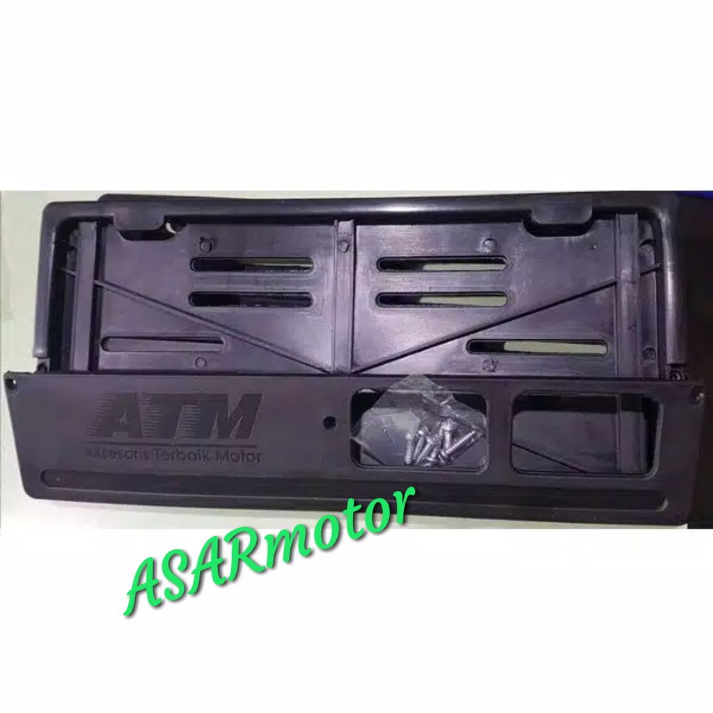 Jual DUDUKAN TEMPAT PLAT NOMOR MOTOR.DEPAN BELAKANG. | Shopee Indonesia