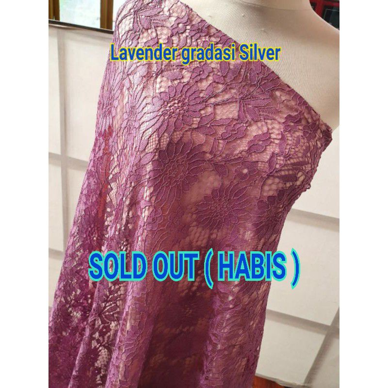 Jual Kain brukat Ombre , brokat Ombree Lavender gradasi Silver ( Harga ...