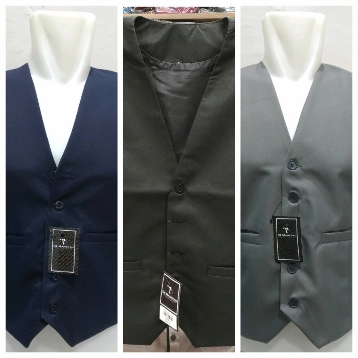 Jual Rompi Jas Hitam Twist Vest Dalaman Jas 071 | Shopee Indonesia