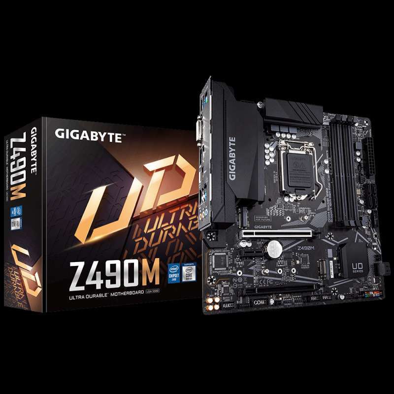 Jual Gigabyte Motherboard Micro ATX Socket LGA1200 4 x DDR4 (Z490M ...