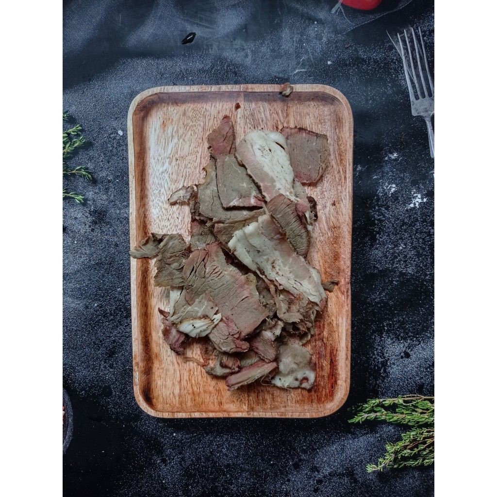 Jual Sei Sapi Frozen (sei smoked beef ready to cook) | Shopee Indonesia