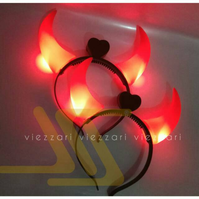 Jual Bando Halloween Devil Love Bando Led Bando Lampu Bando Nyala ...