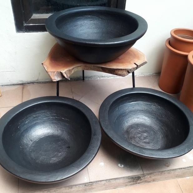 Jual POT TERATAI, POT TANAMAN AIR DARI GERABAH TANAH LIAT D47 TINGGI 16 ...
