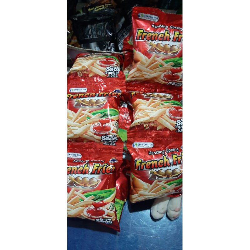 Jual French Fries 2000 JAJANAN ANAK 1 renceng isi 10pcs | Shopee Indonesia