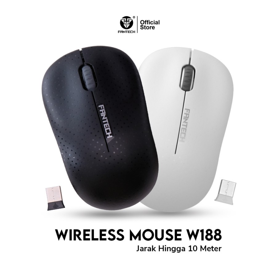Jual Mouse Wireless Office Fantech W188/ W-188 | Shopee Indonesia