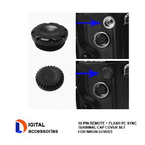 Jual Jual PIN REMOTE AND FLASH PC SYNC TERMINAL CAP COVER SET FOR NIKON ...