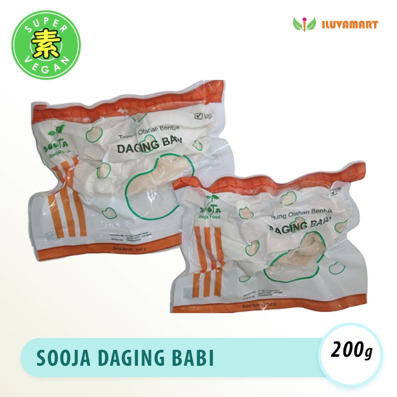 Jual Sooja Daging Babi Vegan 200gr Pig's Belly Ti Tou Vege Plant Based ...