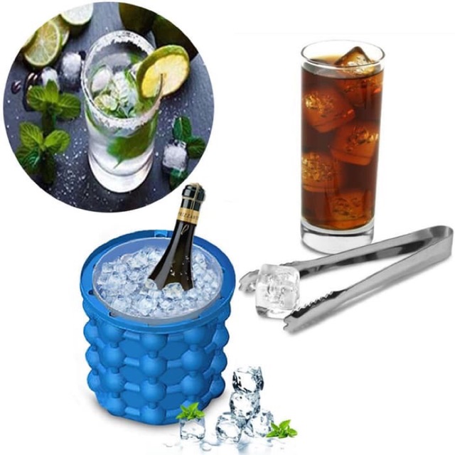 Jual Ice cube bucket / tempat penyimpanan es batu/ botol minuman ...