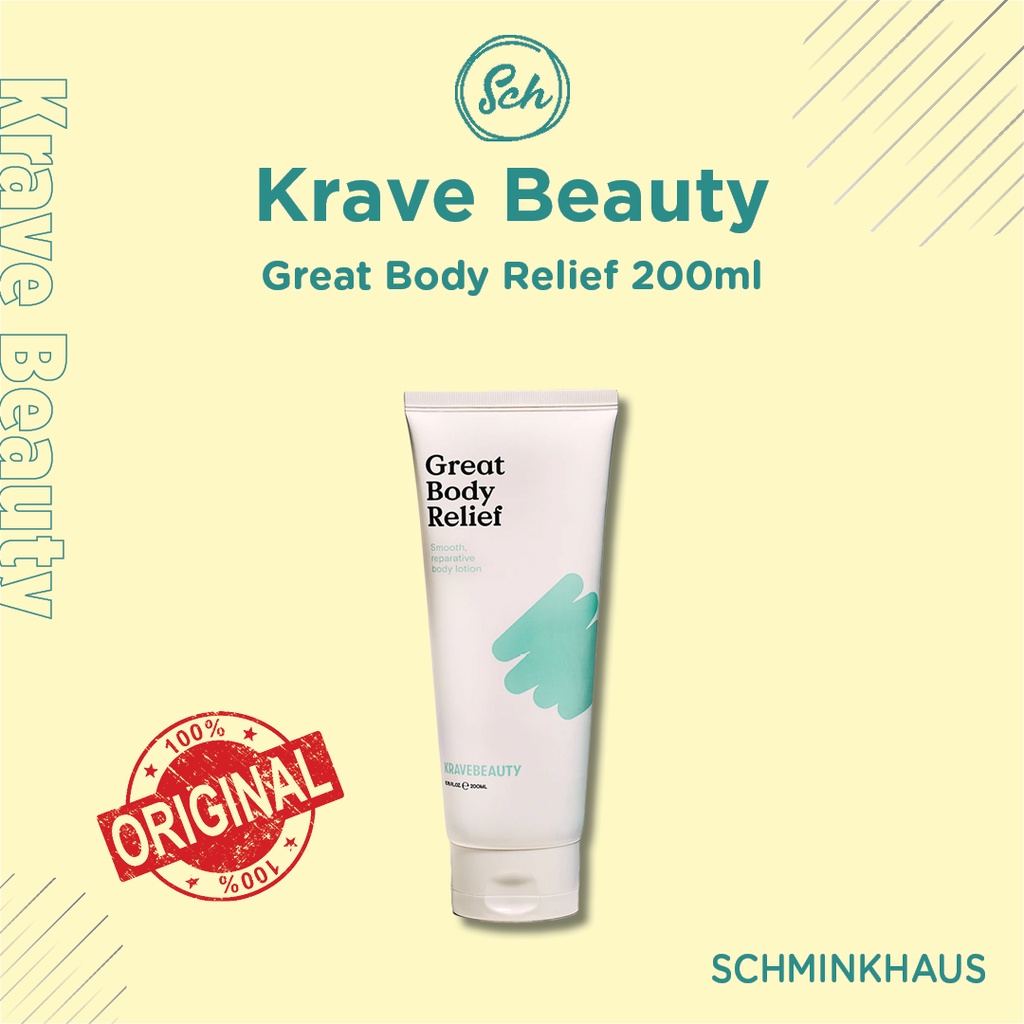 Jual (EXPDATE : 2024.11.02) KRAVE BEAUTY Great Body Relief 200ml ...