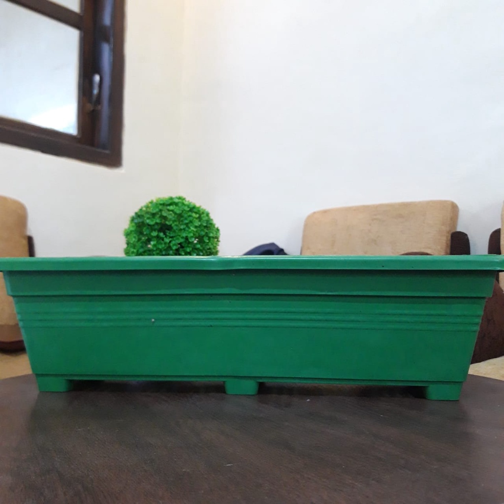 Jual Pot persegi panjang 50 cm/ Pot Segi Panjang Warna 50 CM + TATAKAN ...