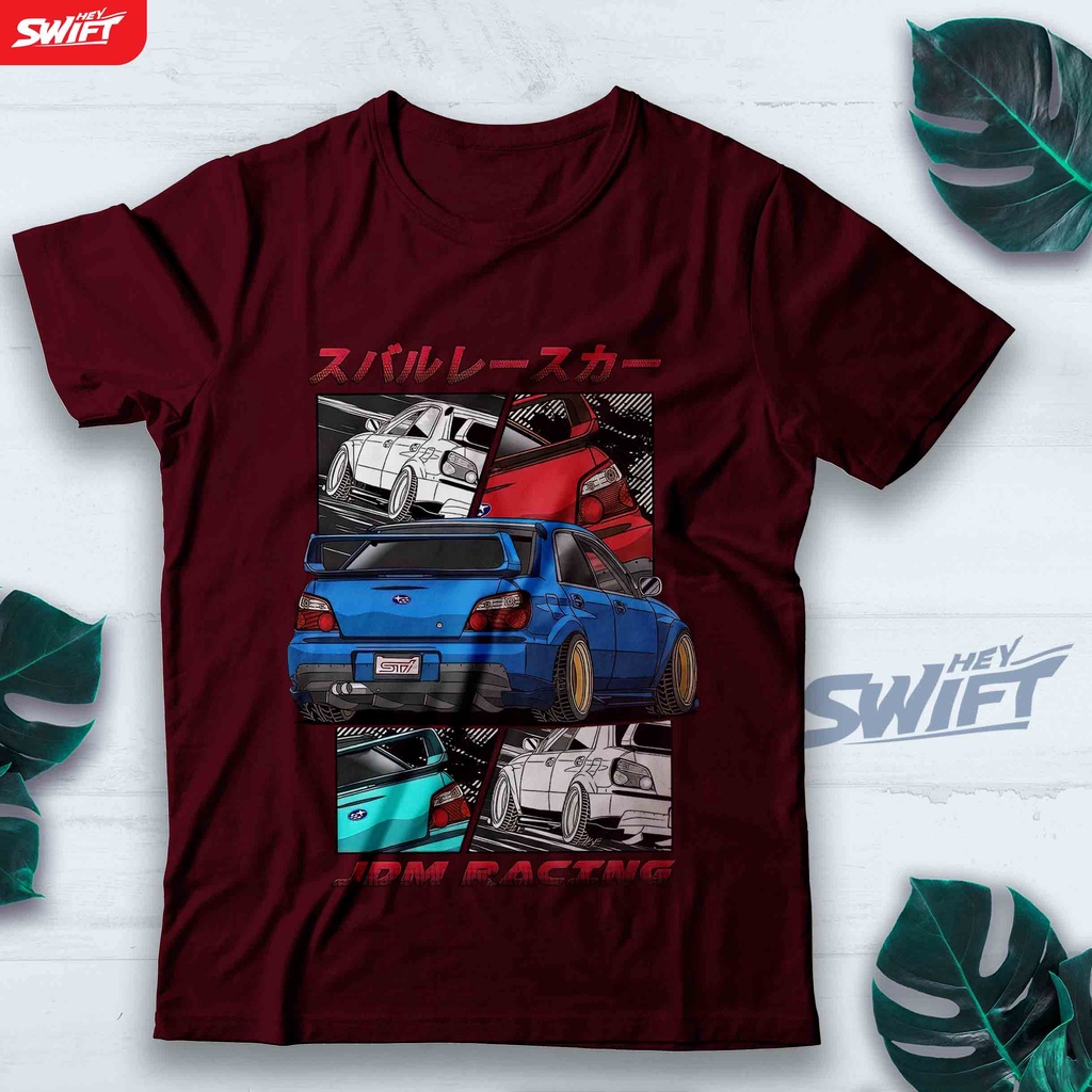 Jual KAOS JDM Subie Subaru Impreza WRX STi 2000 manga style TSHIRT BAJU ...