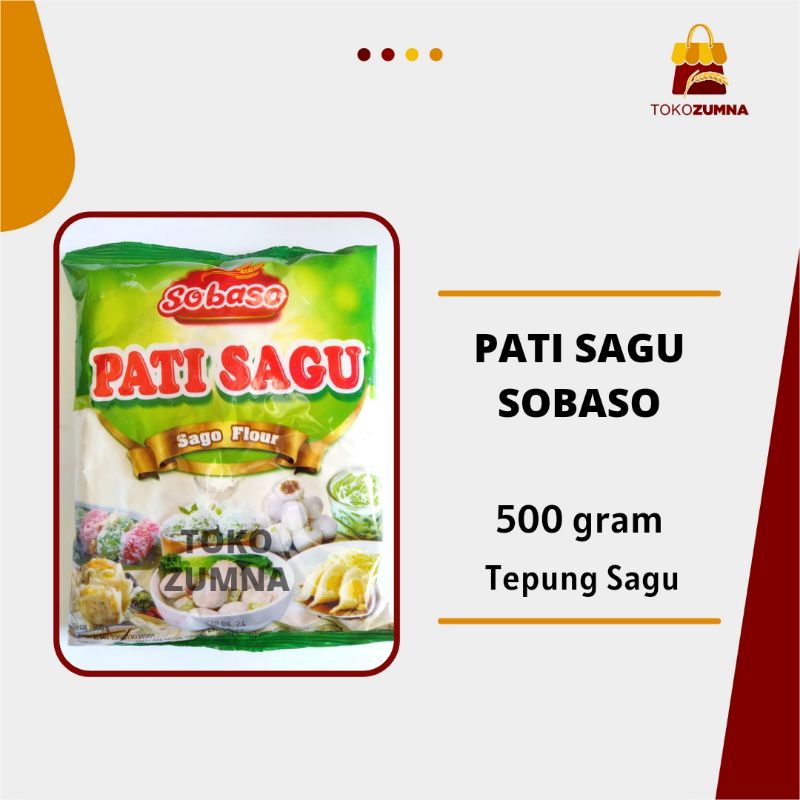 Jual Pati Sagu Sobaso 500gr / Tepung Sagu Mawar 250gr / Sagu Tepung ...