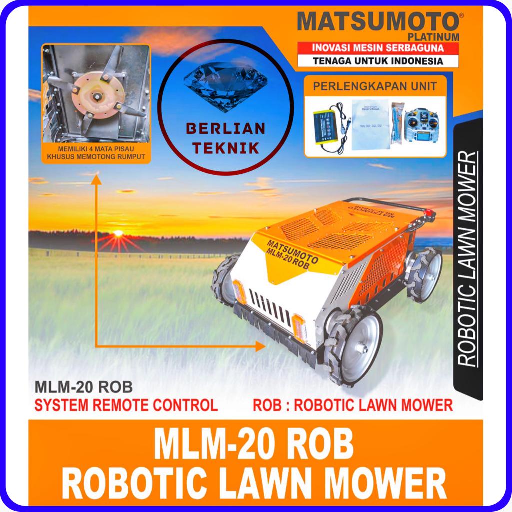 Jual Robotic Lawn Mower Mesin Potong Rumput Robot Matsumoto MLM 20 ROB ...