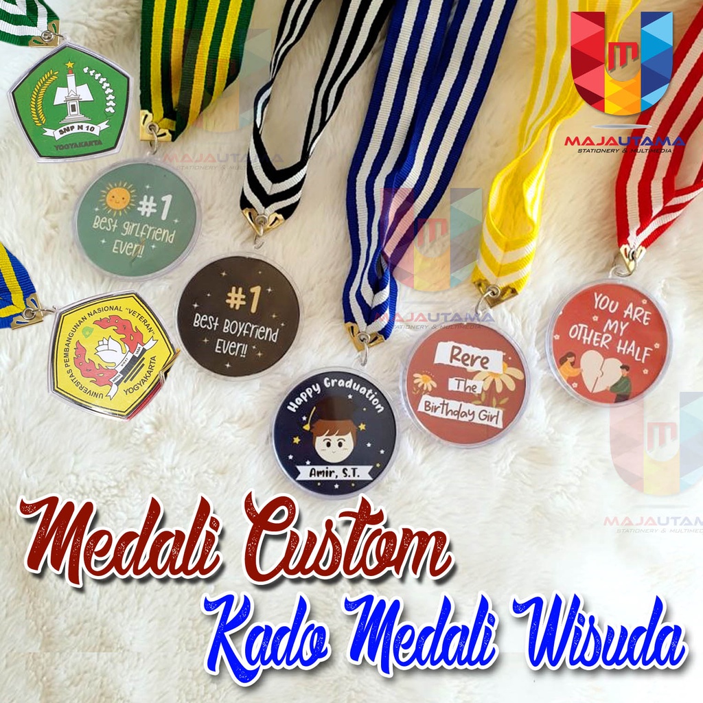 Jual Medali Custom / Medali Wisuda / Medali Custom Murah | Shopee Indonesia