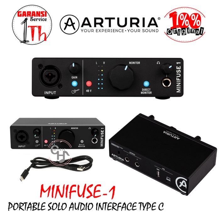 Jual asmawivi- Arturia MiniFuse 1 USB-C Audio Interface | Shopee Indonesia