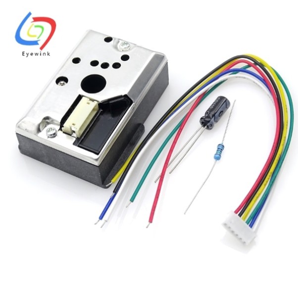 Jual Optical Dust Sensor Smoke Particle Sensor Debu SHARP GP2Y1014AU0F ...