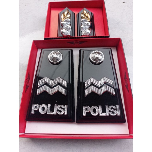 Jual pangkat aiptu sama monogram model ful mika | Shopee Indonesia