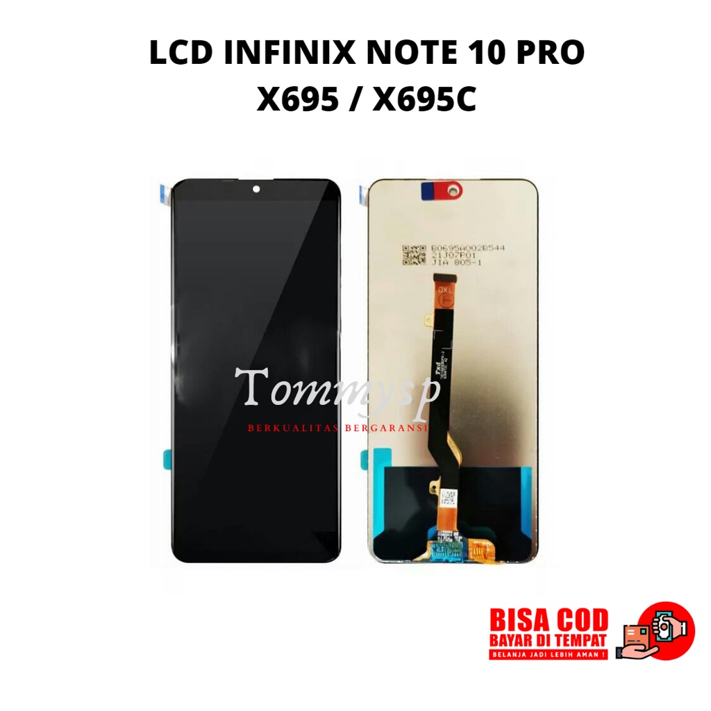 Jual LCD INFINIX NOTE 10 PRO / X695 / X695C FULLSET TOUCHSCREEN ...