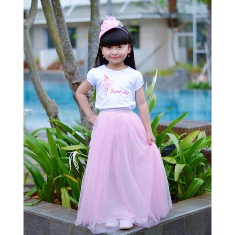 Jual Rok Tutu Anak 2 Layer 4-7 Tahun Premium | Shopee Indonesia