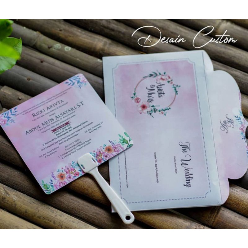 Jual UNDANGAN KIPAS COSTUM/UNDANGAN UNIK/UNDANGAN KIPAS BANDUNG ...