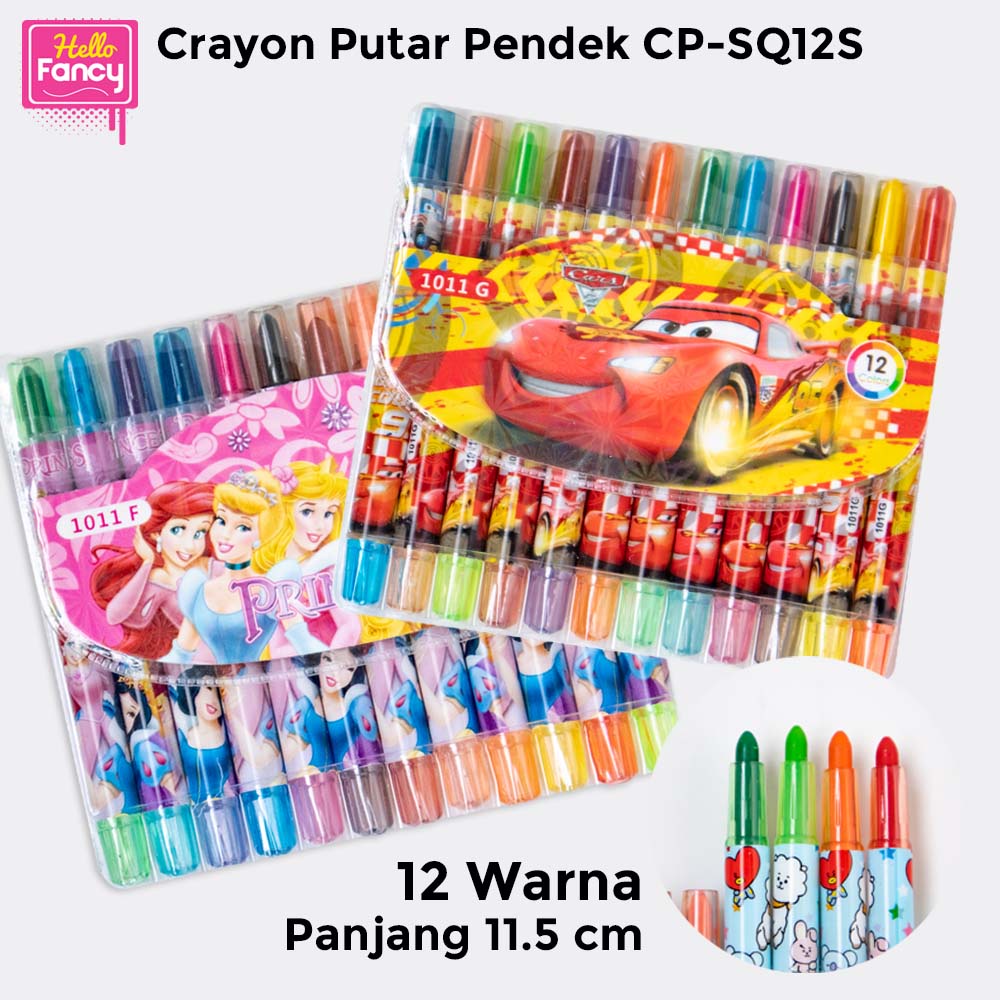 Jual CRAYON / CRAYON PUTAR PENDEK KARAKTER / CRAYON CP-SQ12S | Shopee ...