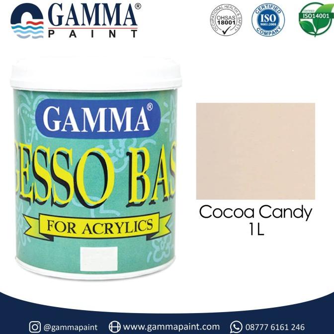 Jual Gamma GESSO BASE - COCOA CANDY - Cat Tembok Semi Gloss 1L | Shopee Indonesia