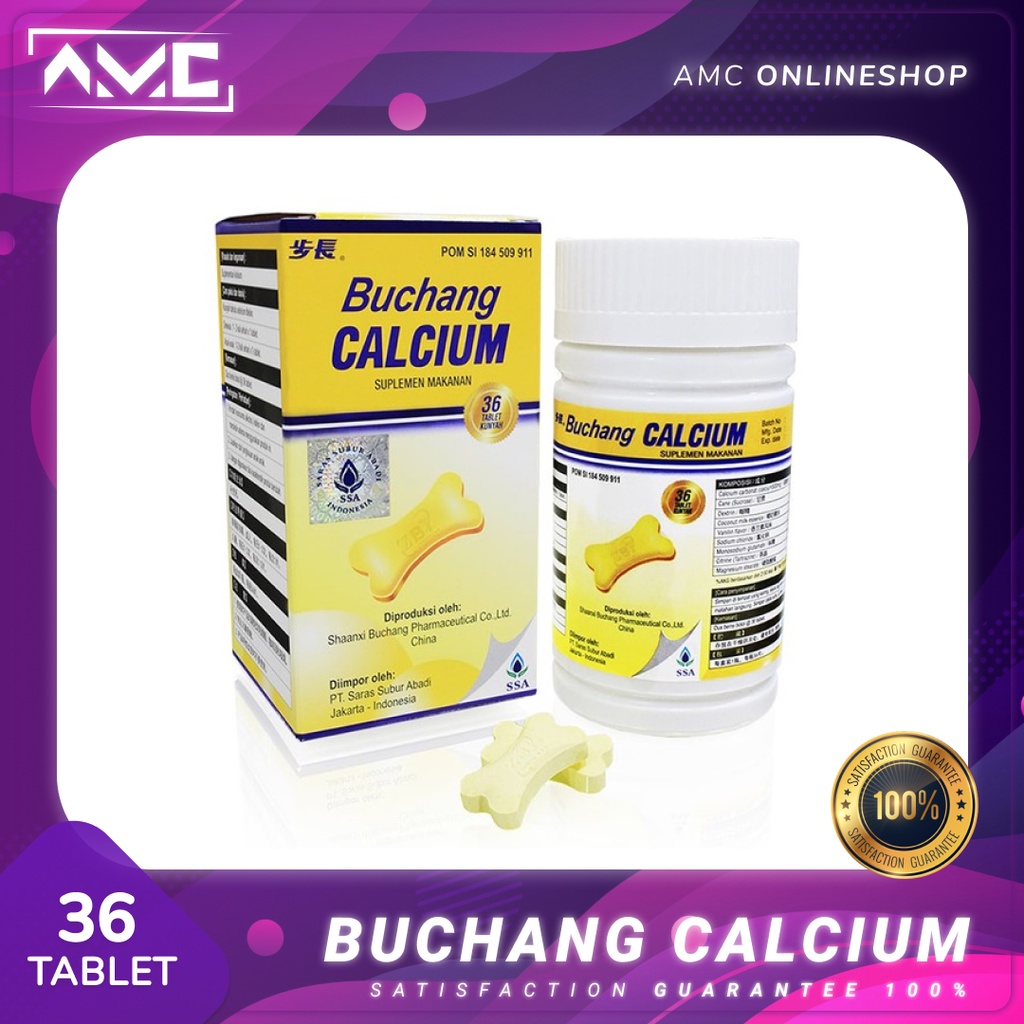 Jual buchang calsium suplemen kalsium tulang Buchang Calcium | Shopee ...