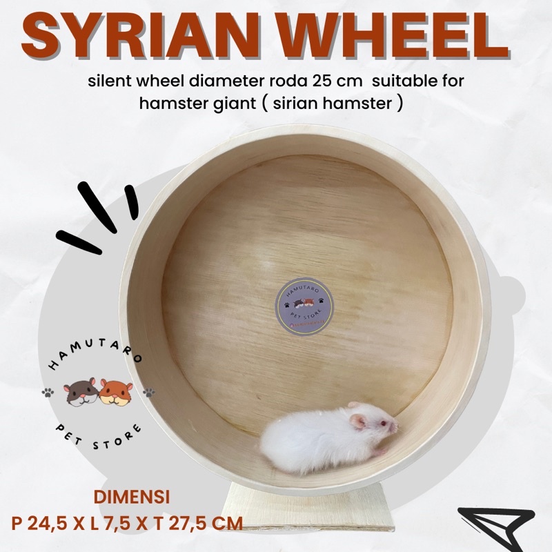 Jual Roda hamster wheel hamster 25 cm roda hamster syirian 25 cm model ...