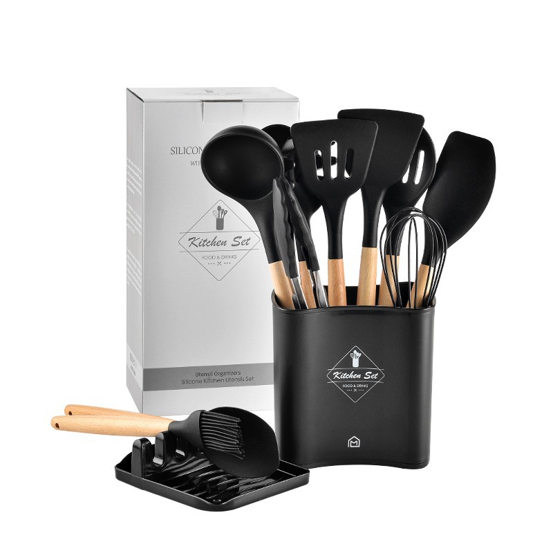 Jual Square Bucket Utensil Set 13pcs 1092 spatula peralatan masak ...