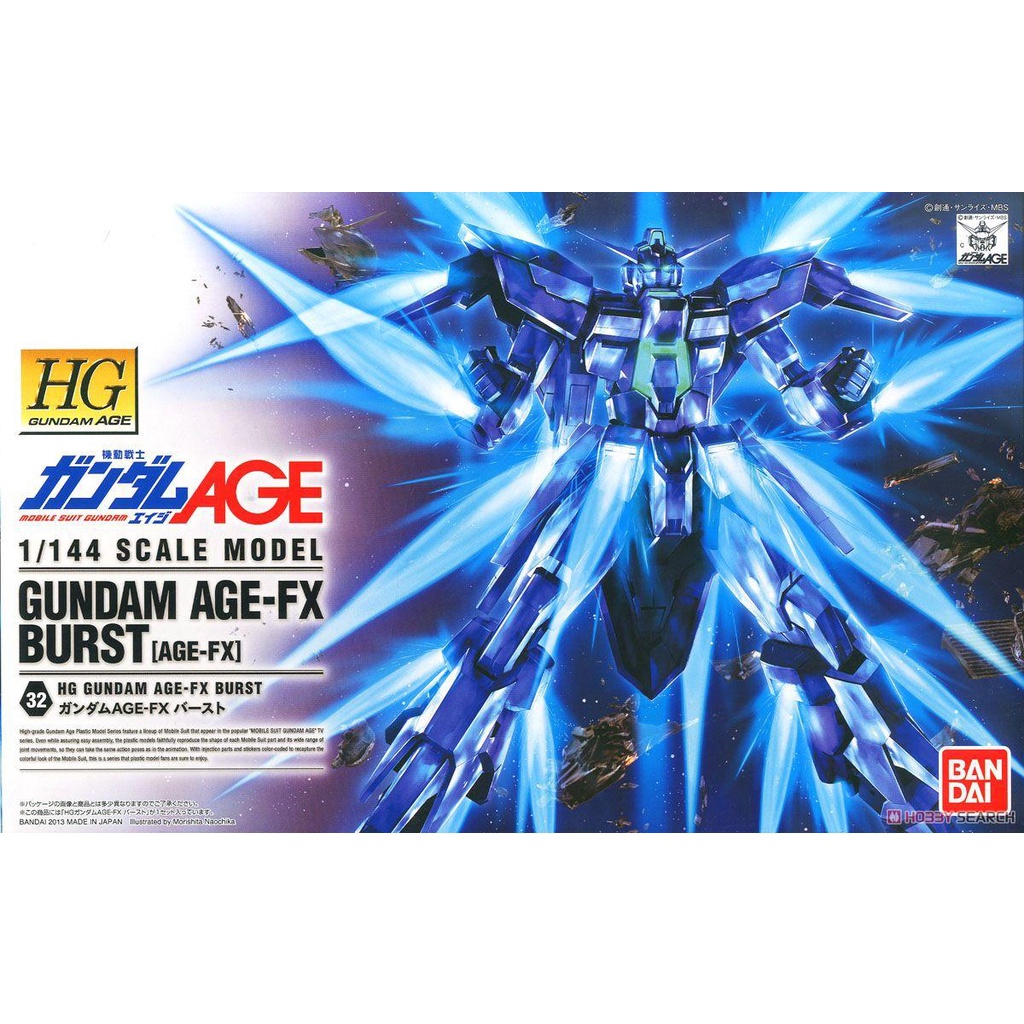 Jual Gundam HG Gundam Age FX Burst HG Age FX Burst Burst Model Kits ...