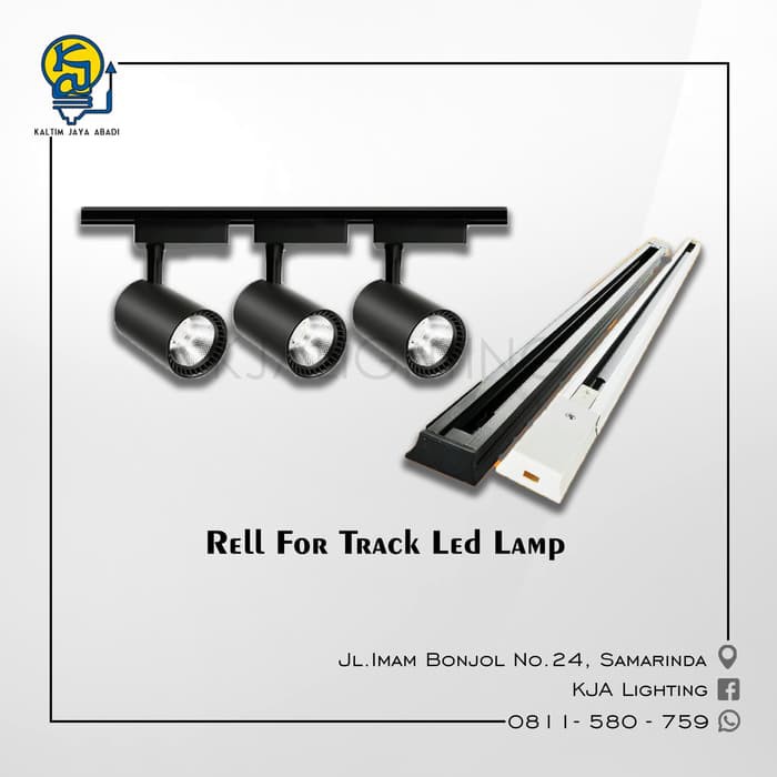 Jual REL LAMPU GANTUNG TRACK LIGHT / RAIL LAMPU 1 METER | Shopee Indonesia