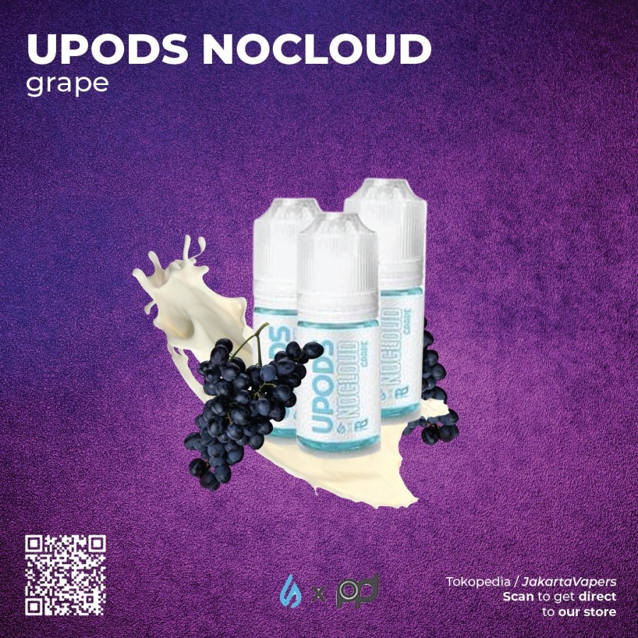 Jual Upods Nocloud Grape Pods Friendly 30ML by Pod Packers | Shopee ...