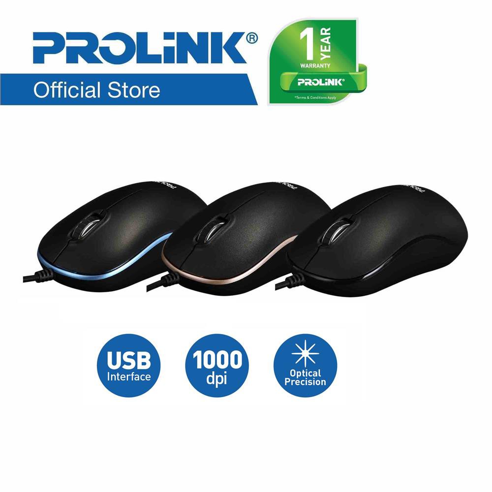 Jual MOUSE OPTIKAL USB PROLiNK PMC1006 1000pi GARANSI 1TAHUN RESMI ...