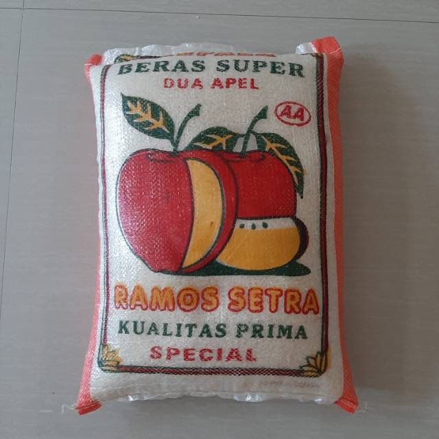Jual Beras ir slyp cap dua apel / beras pulen | Shopee Indonesia
